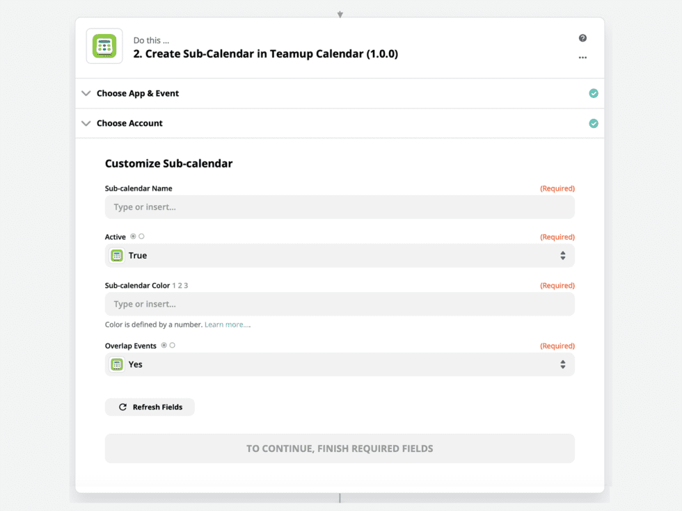 Teamup Zapier Integration - Teamup Calendar - Shared online calendar for groups