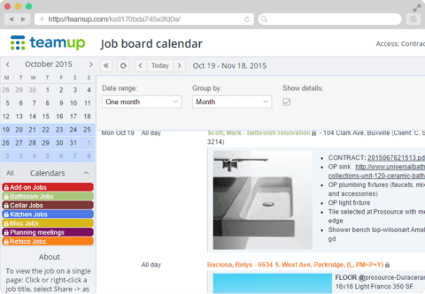 Schedule Work - Teamup Calendar - Get organized. Gain clarity. See the ...