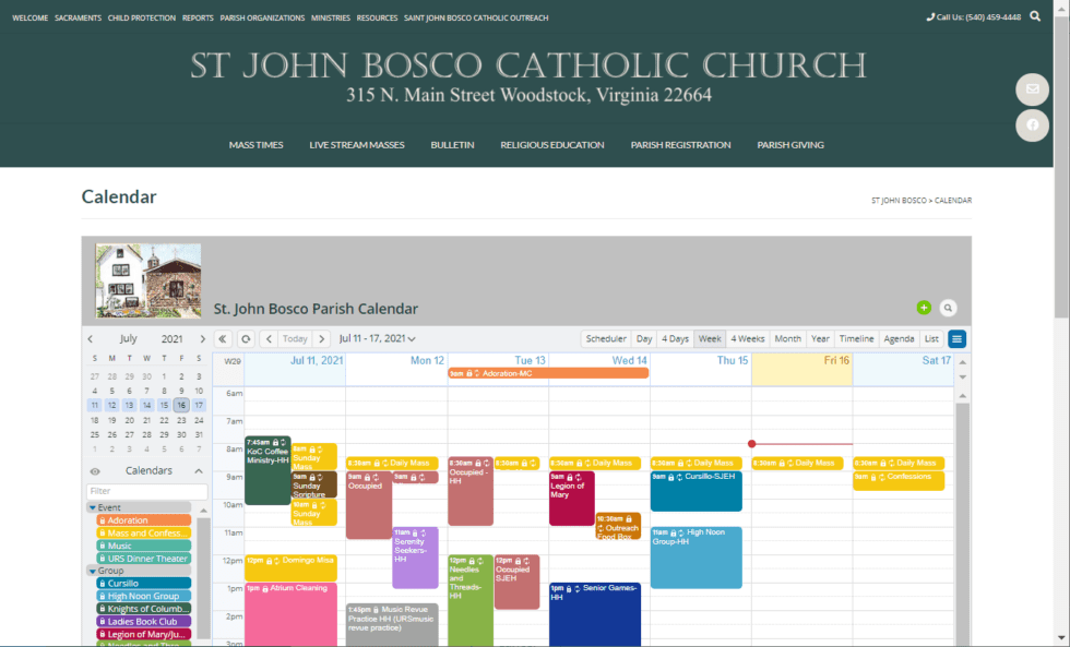 Embedded Calendars - Teamup.com