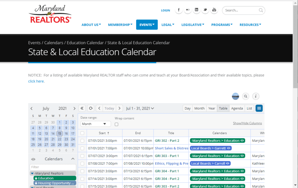 Embedded Calendars - Teamup.com