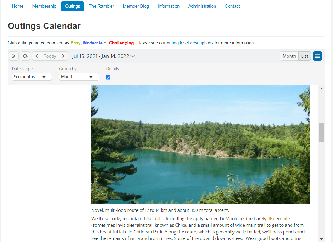 Embedded Calendars - Teamup Calendar - Shared online calendar for groups