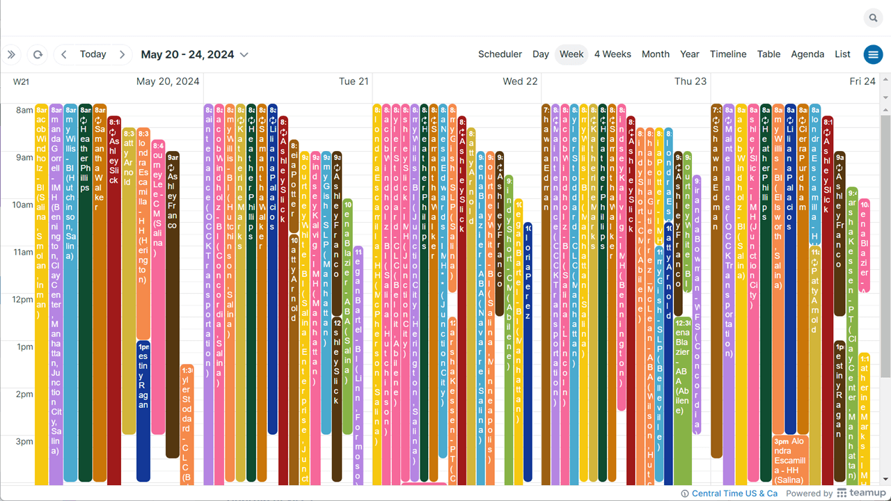 Scheduling fleet vehicles made easy - Teamup.com