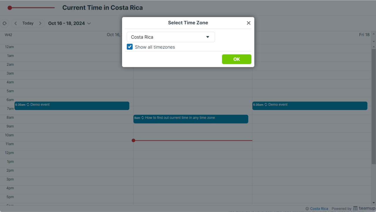How to Create Your Time Zone Converter - Teamup.com