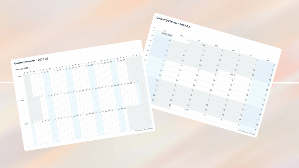 2025 Blank Calendars: Download and Print for Easy Organization - Teamup.com