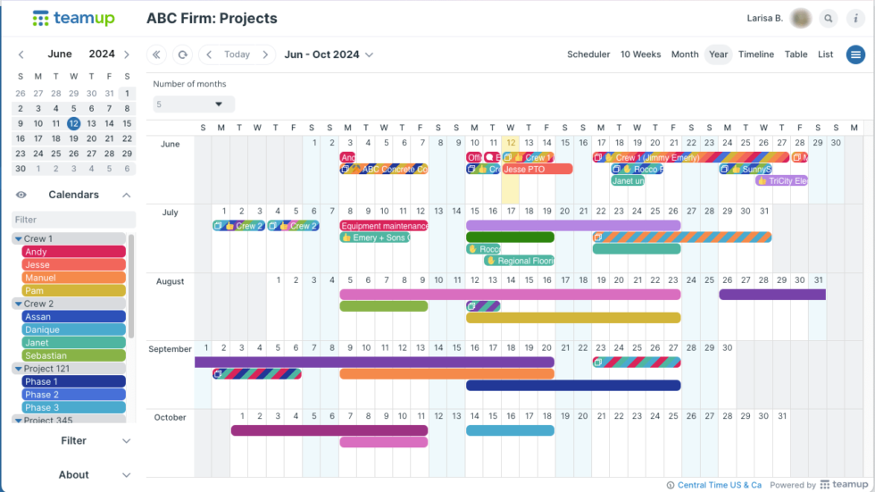 The calendar view that works for you - Teamup.com