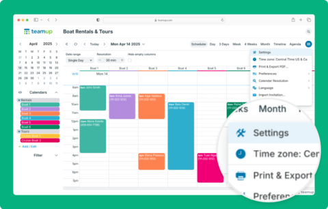 How to Access Teamup Calendar Settings - Teamup.com