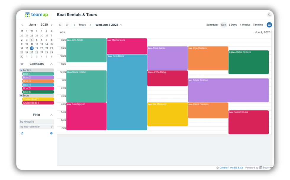 The calendar view that works for you - Teamup.com