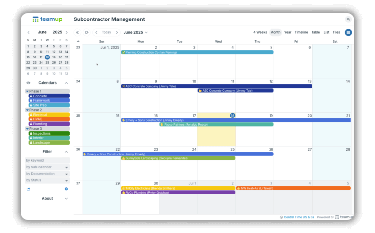 The calendar view that works for you - Teamup.com