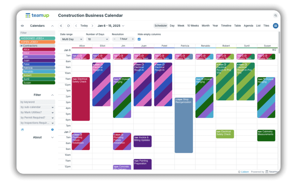 The calendar view that works for you - Teamup.com