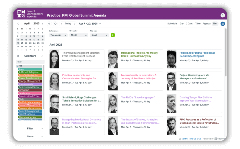 The calendar view that works for you - Teamup.com