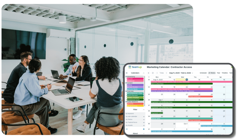 Set Up Secure Calendar Access for External Contractors - Teamup.com