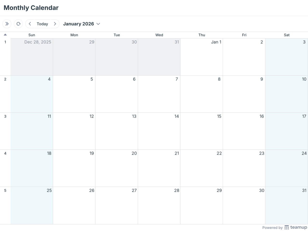 Printable Calendars - Teamup.com